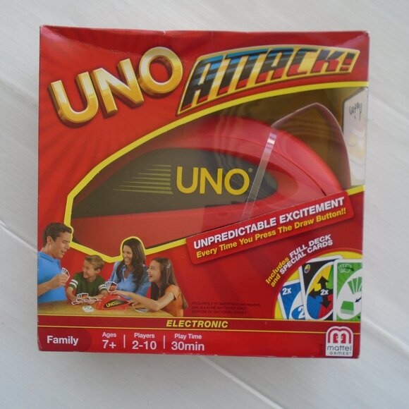 Mattel | Toys | Mattel Games Uno Attack Electronic Card Launhcer Card ...